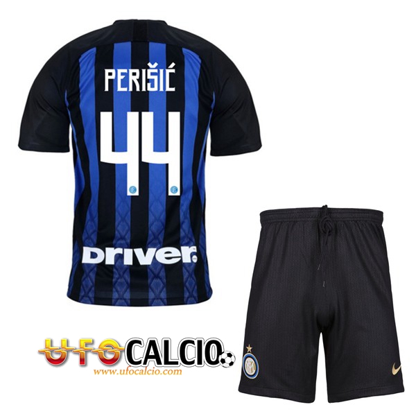 Nuovo Prima Maglia Inter Milan (PERISIC 44) Bambino 2018-2019 ...