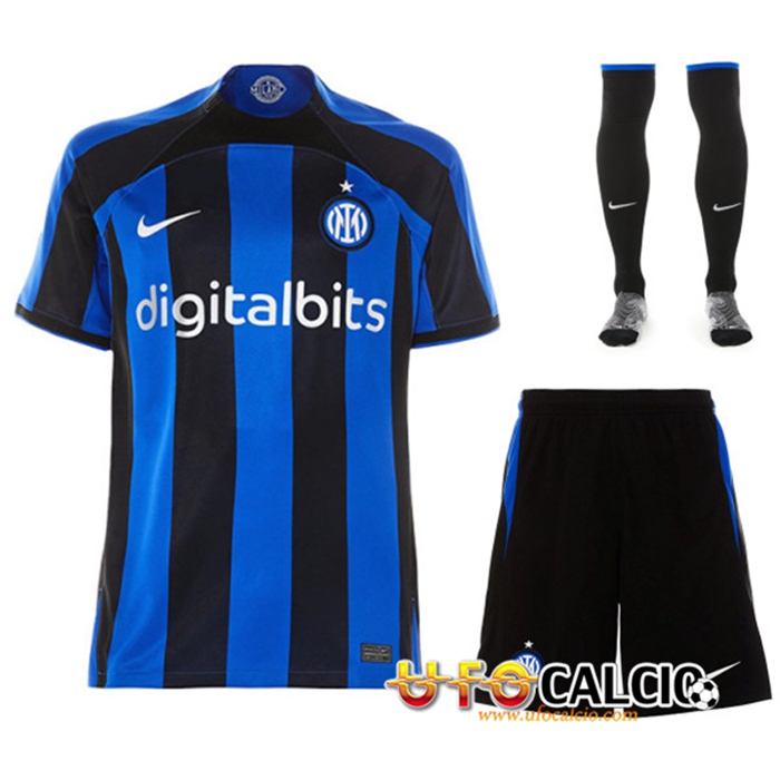 Kit Maglia Inter Milan Prima (Pantaloncini + Calzini) 2022/2023 Poco ...