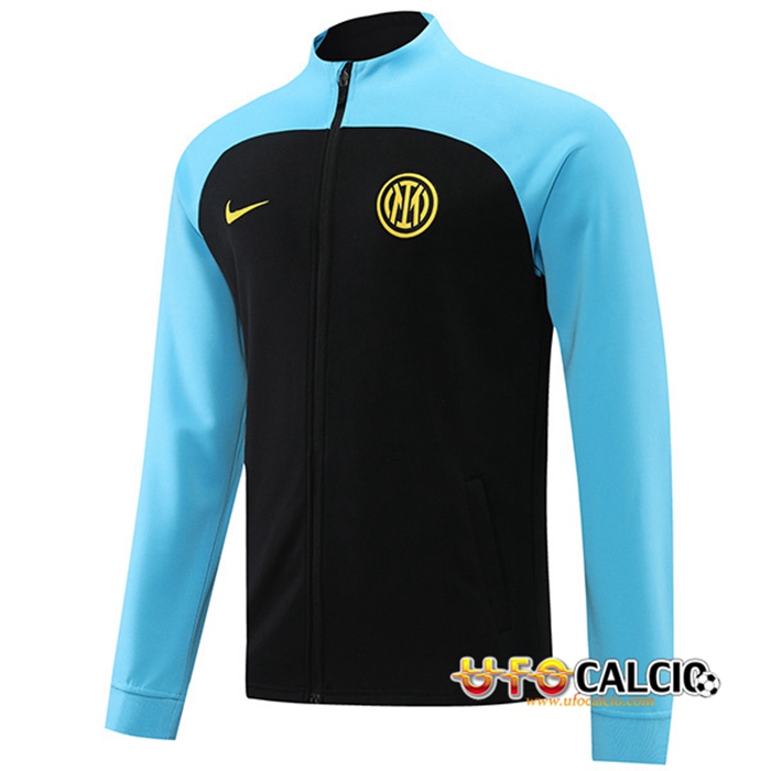 Giacca Calcio Inter Milan Nero/Blu 2022/2023 A Poco Prezzo Outlet