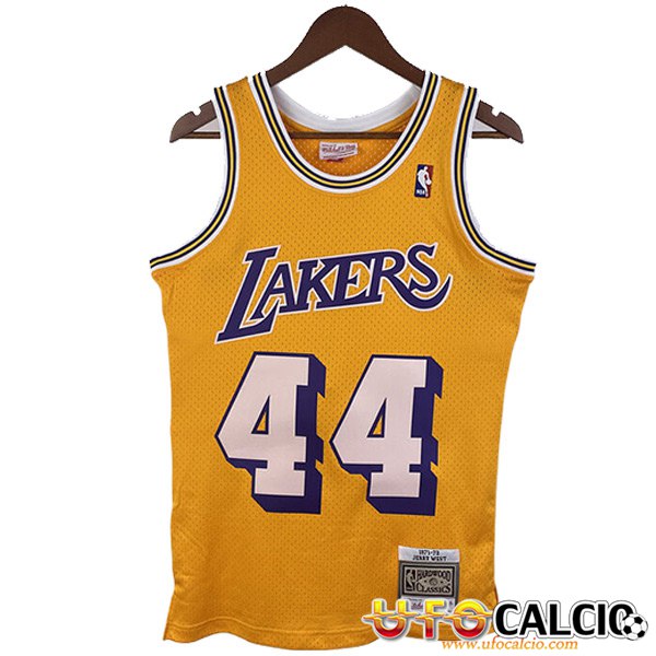 Maglia Los Angeles Lakers (WEST #44) 2023/24 Giallo Prezzo Replica