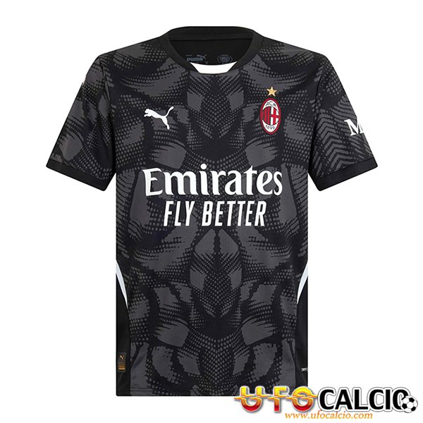 Maglie Calcio AC Milan Portiere Nero 2024/2025 Prezzo Ufficiale